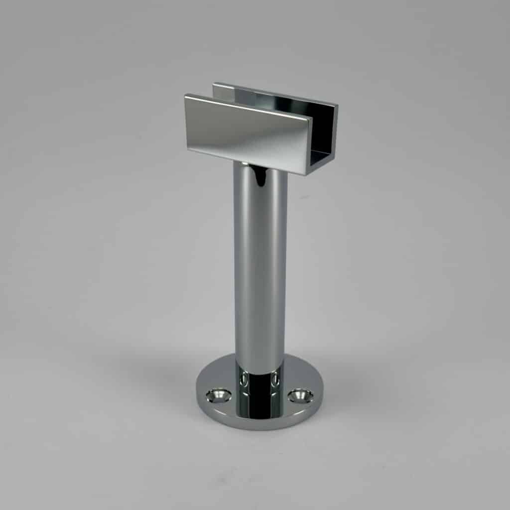 Modern Glass to Floor Upstand Support Bracket (MV100) – MFGS