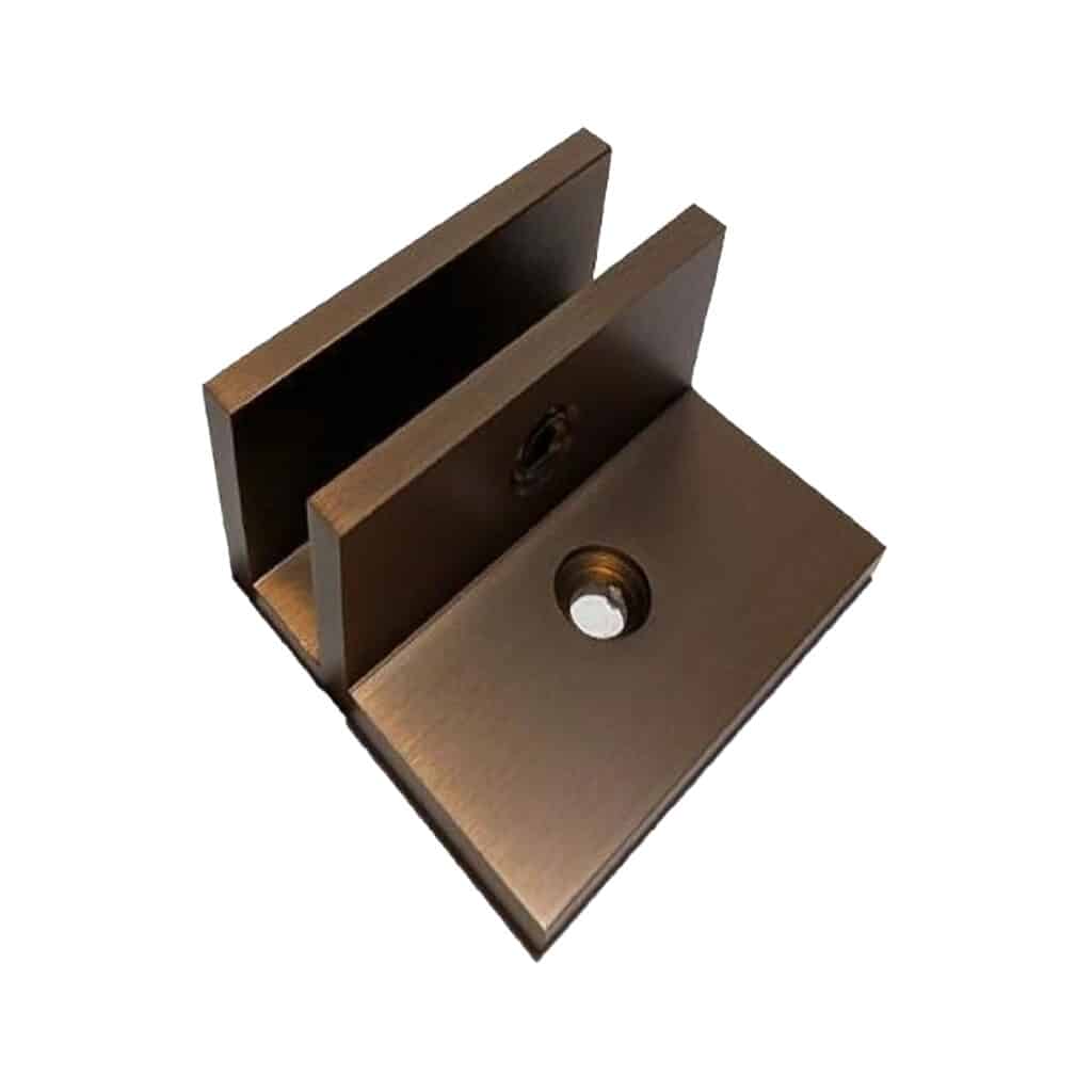 Elite Square Wall / Floor Shower Bracket for 10mm Frameless Glass (SB10 ...